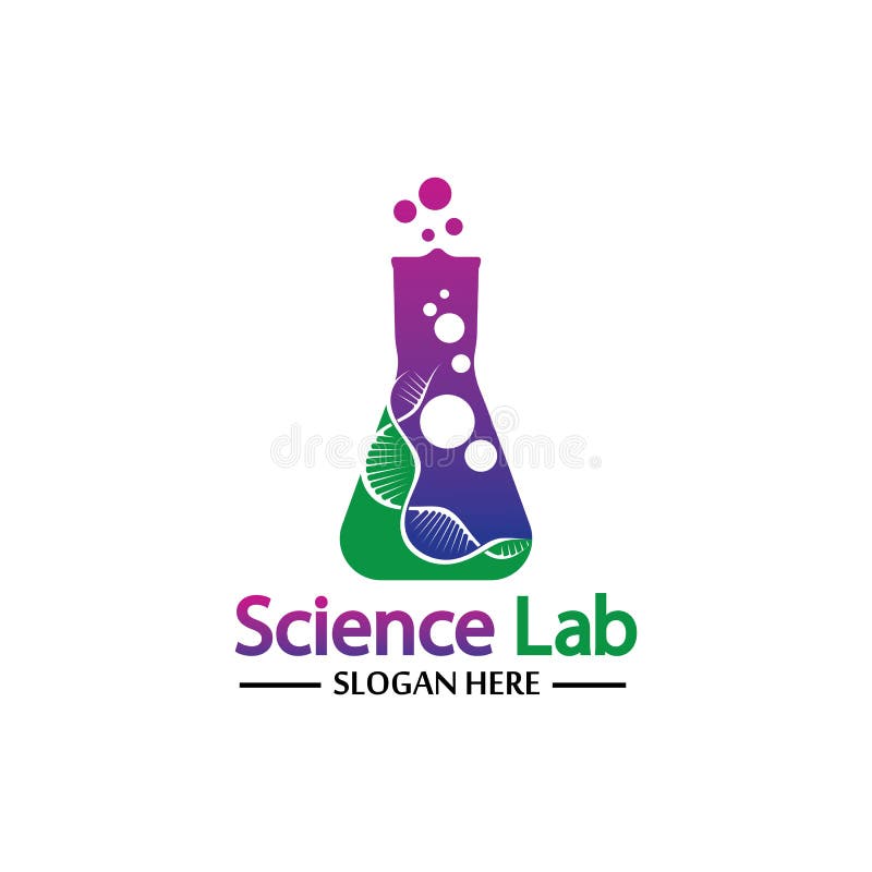 Science Lab Logo.Laboratory Tube Logo Template Design Vector, Emblem ...