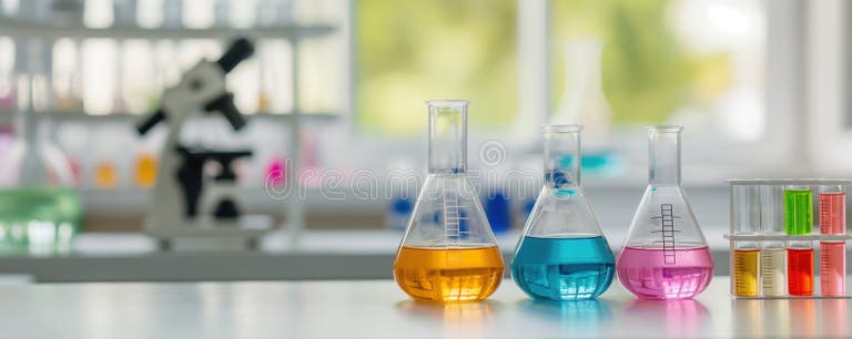 Science Lab Setup with Microscopes and Beakers, Back To School Science ...