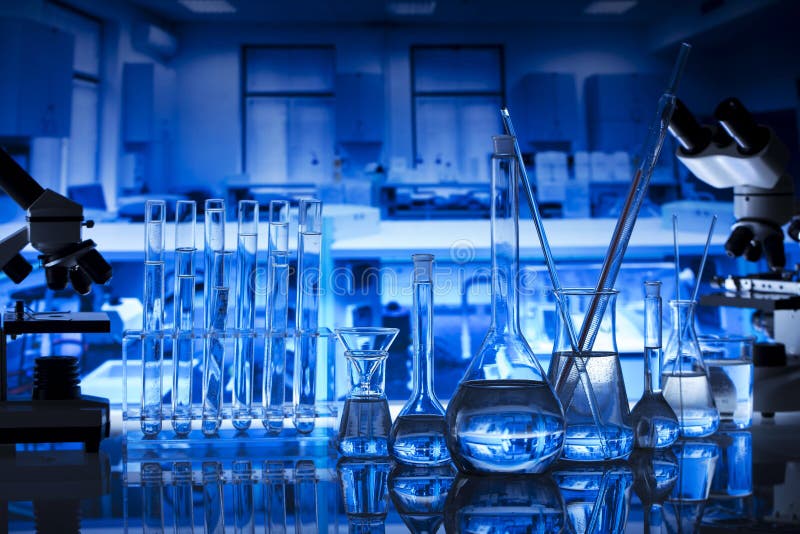 Science Laboratory Concept Background. Science Experiment. Stock Image ...