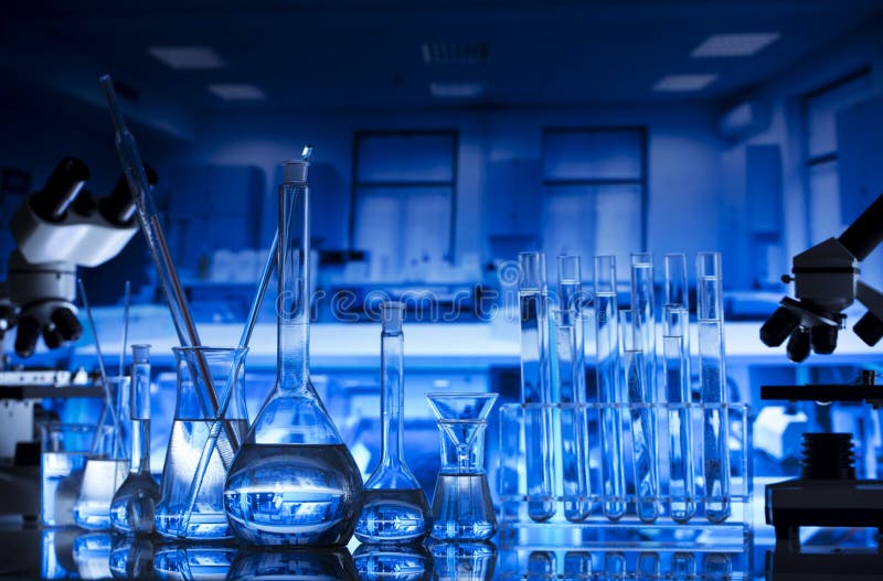 Science Laboratory Concept Background. Science Experiment. Stock Image ...