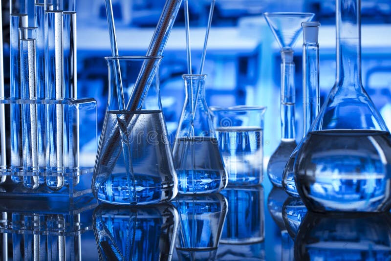 Science Laboratory Concept Background. Science Experiment. Stock Photo ...