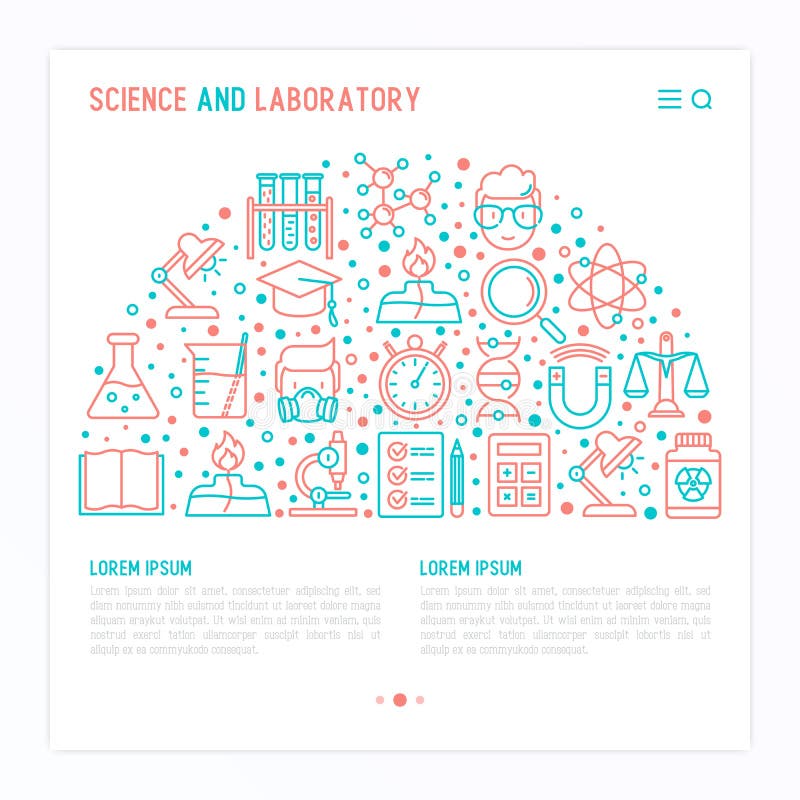 Science and Laboratory Seamless Pattern Stock Vector - Illustration of ...