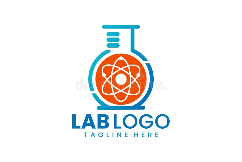 Science & Laboratory Logo for Research Branding Stock Vector ...