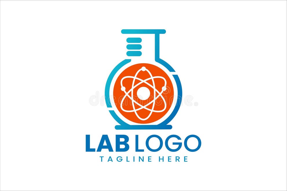 Science & Laboratory Logo for Research Branding Stock Vector ...