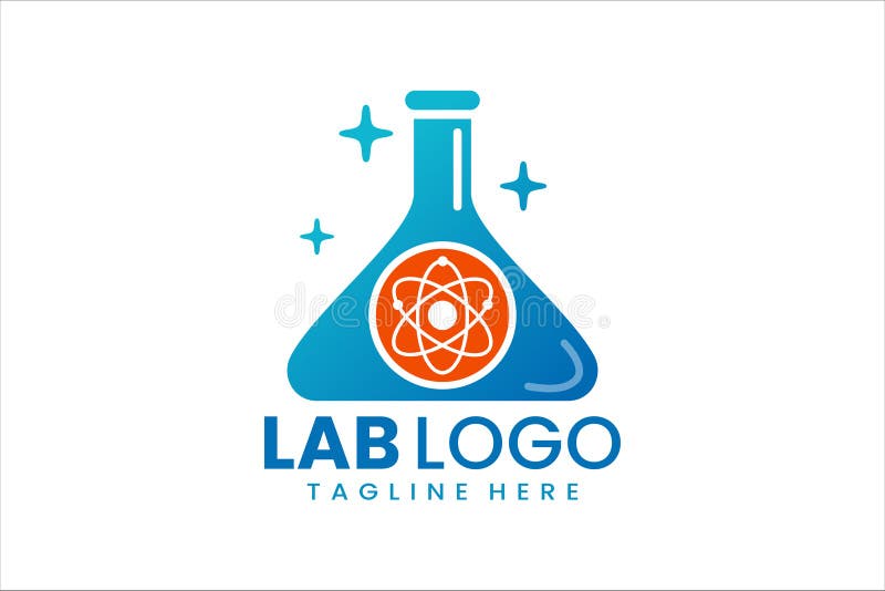 Science & Laboratory Logo for Research Branding Stock Vector ...