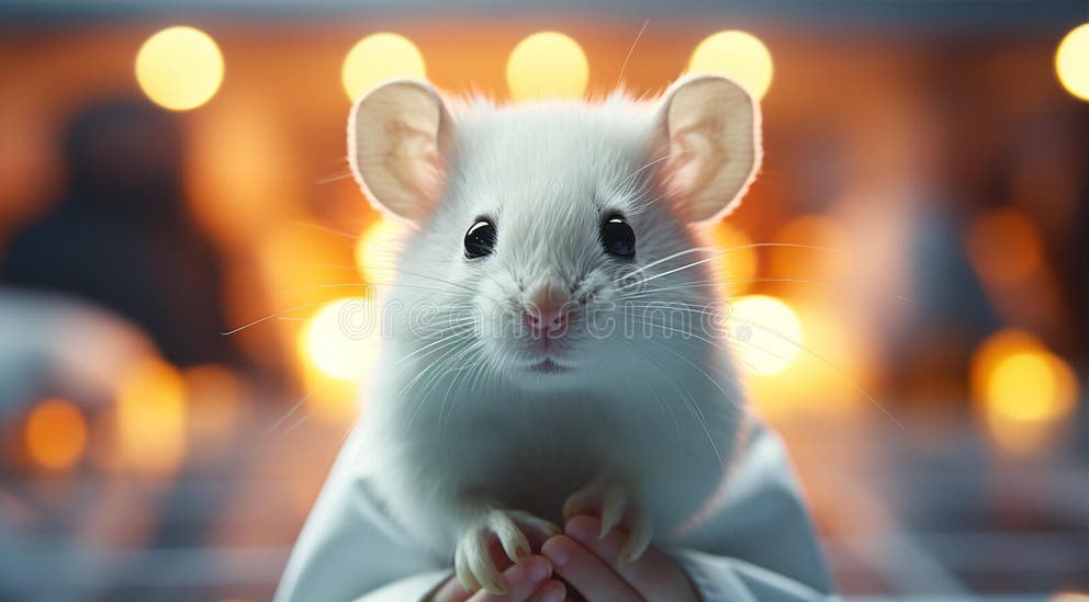 Science Laboratory Rat, Testing Mouse Stock Illustration - Illustration ...