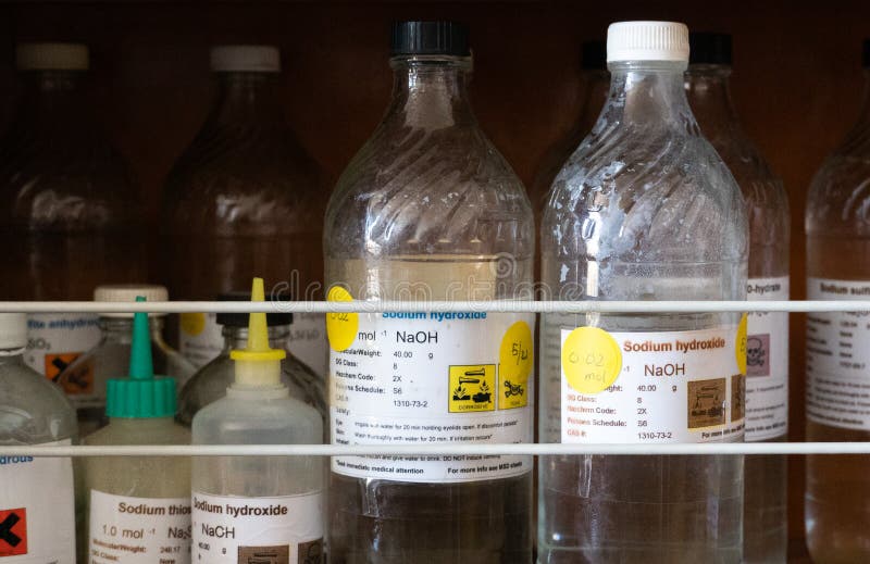 Science Laboratory with a Safe Storage of Chemicals Editorial Image ...