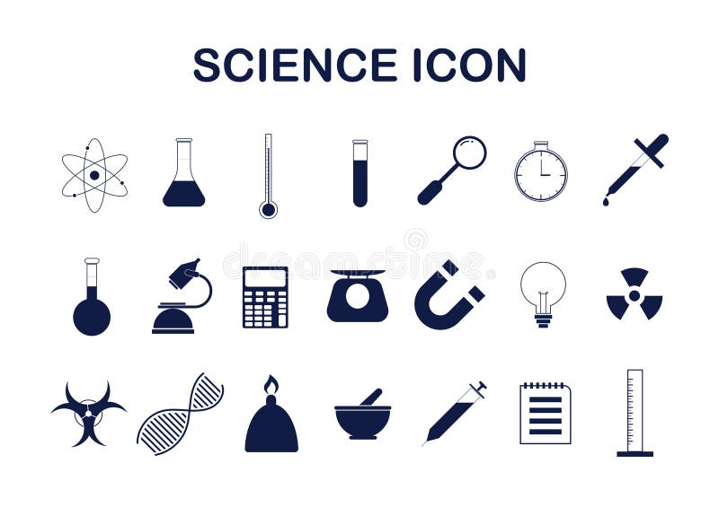 Science Laboratory Symbol Icon Design Stock Vector - Illustration of ...