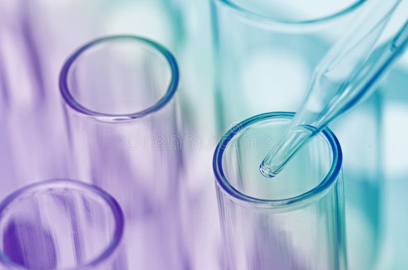 Science Laboratory Test Tubes Stock Image - Image of studying ...