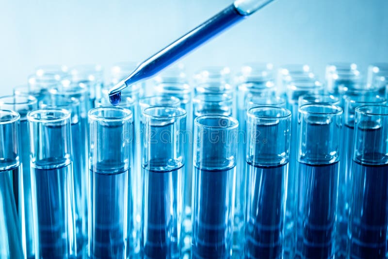 Science Laboratory Test Tubes , Laboratory Equipment Stock Photo ...