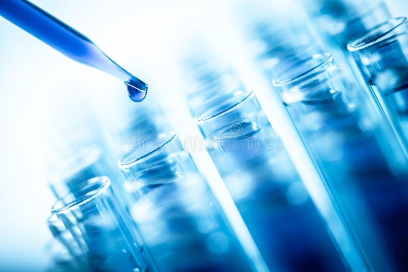 Science Laboratory Test Tubes , Laboratory Equipment Stock Photo ...