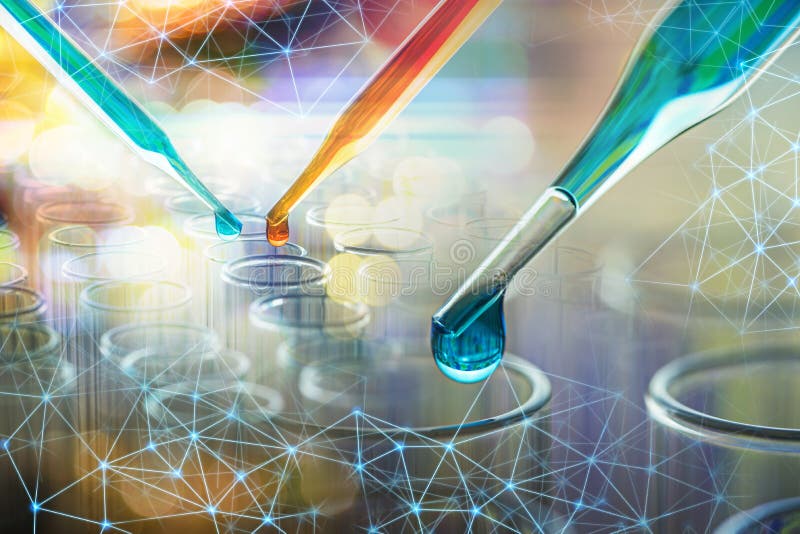 Science Laboratory Test Tubes , Lab Equipment for Research New M Stock ...