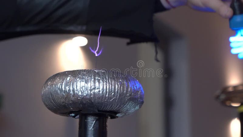 Science Lightning Experiments Stock Footage - Video of flash, danger ...