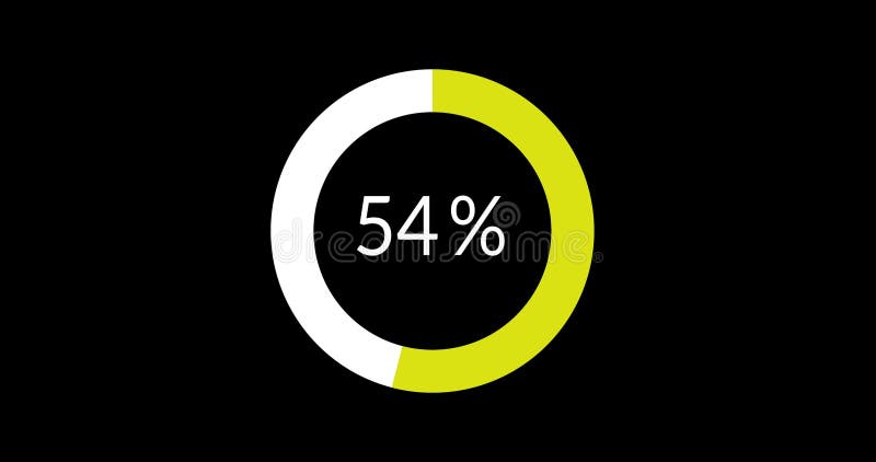 Science Loading Red, Yellow and Green Circle Ring on Black Background ...