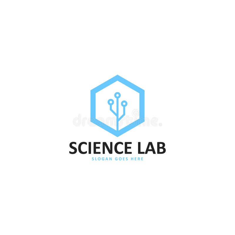 Science logo art template stock illustration. Illustration of shape ...