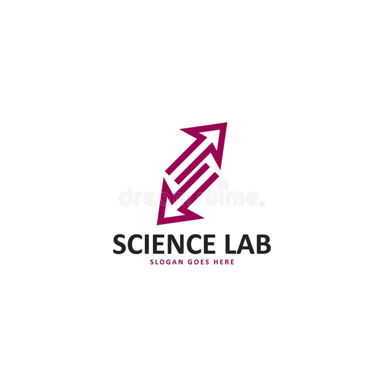 Science logo art template stock illustration. Illustration of data ...