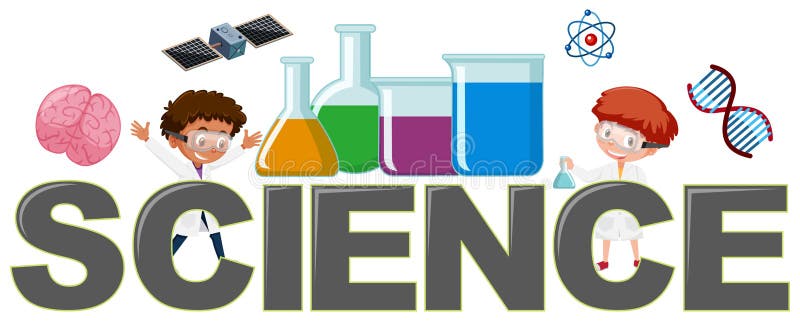 Science logo with element stock vector. Illustration of tools - 133738531