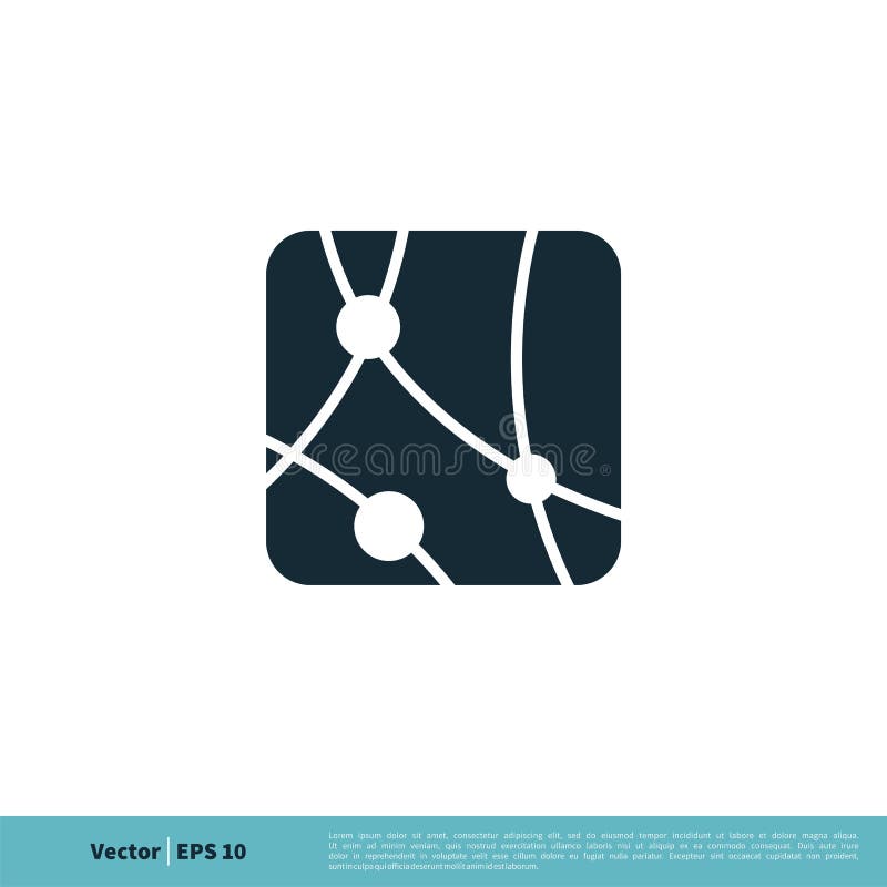 Science Logo, Network Icon Vector Template Illustration Design. Vector ...