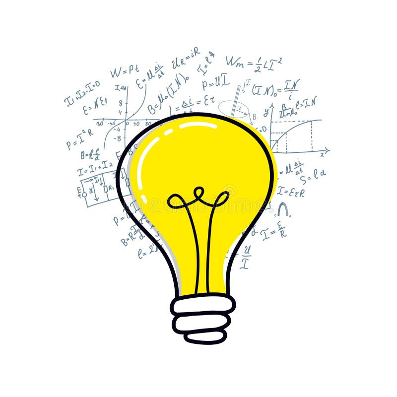 Mathematical Equations and Formulas Stock Vector - Illustration of ...