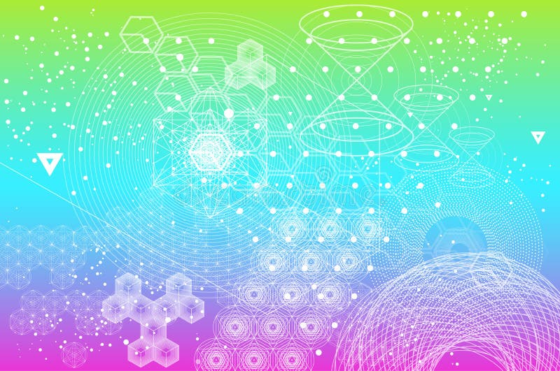 The Science and Mathematics Abstract Background Stock Vector ...