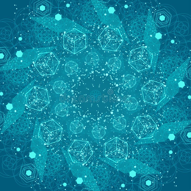 The Science And Mathematics Abstract Background Stock Vector ...