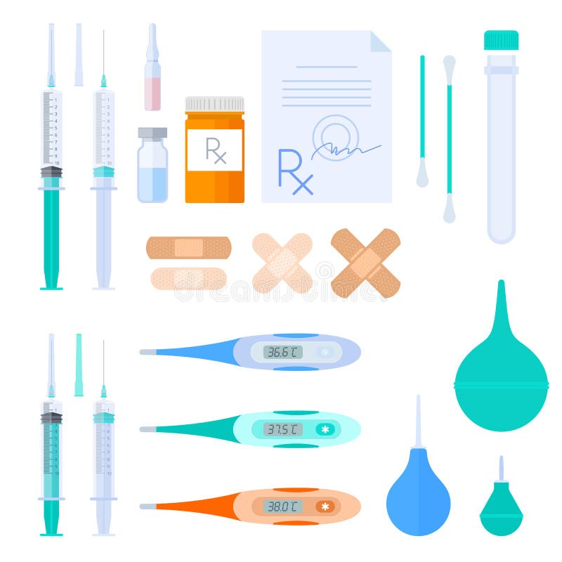 Science, Medical Equipment. Stock Vector - Illustration of ampoule ...