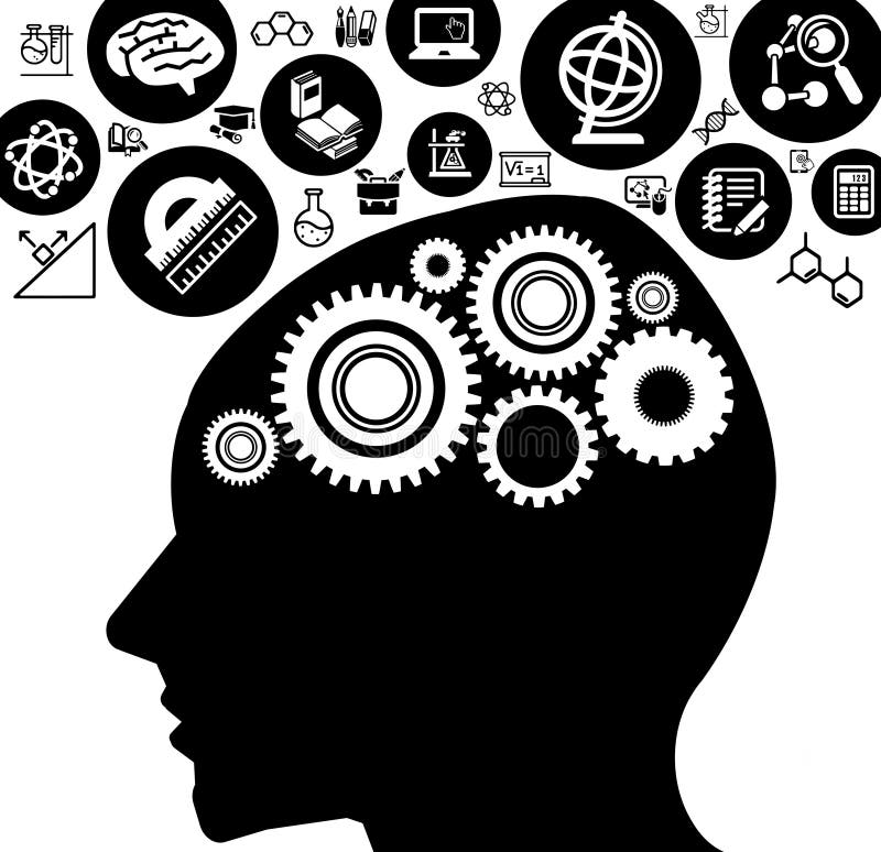 Science mind stock illustration. Illustration of brain - 68251421