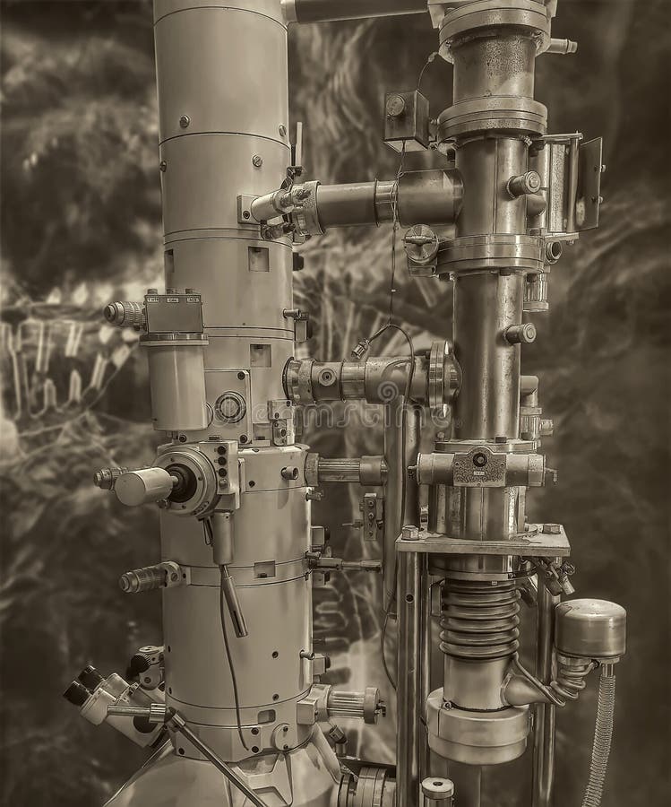 Electron microscope stock image. Image of micro, machine - 268221537