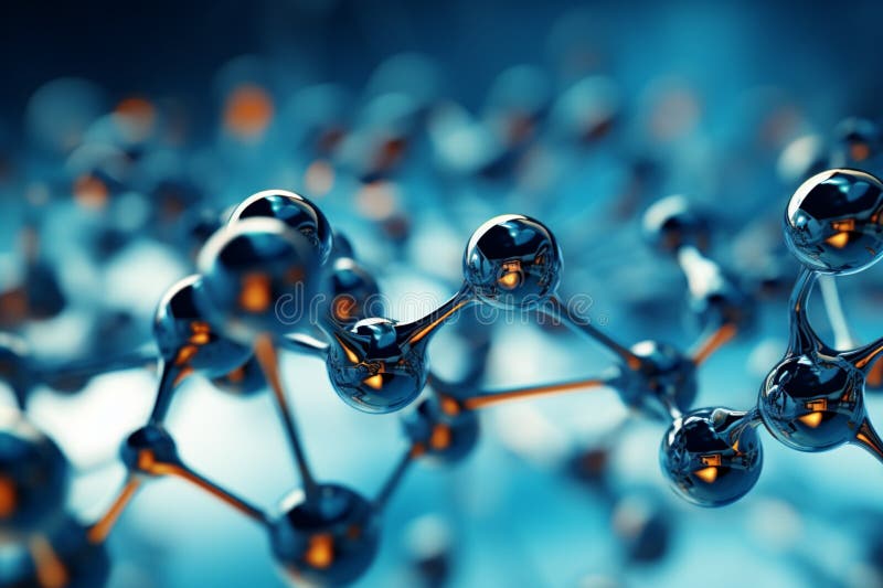 Science Molecular Structure Background with Atom Molecule Medical ...