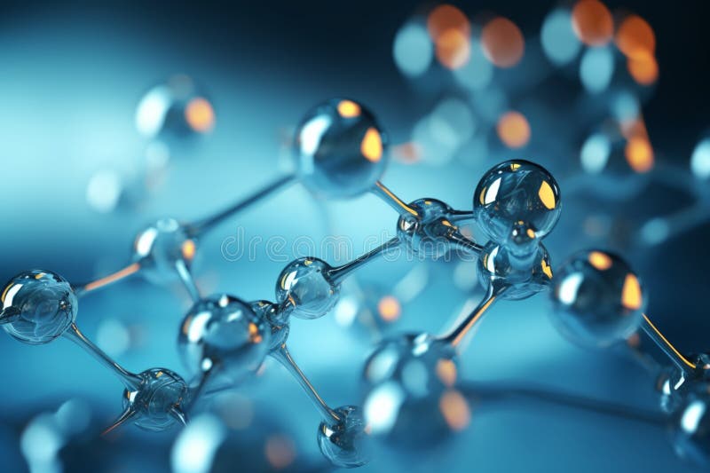 Science Molecular Structure Background with Atom Molecule Medical ...