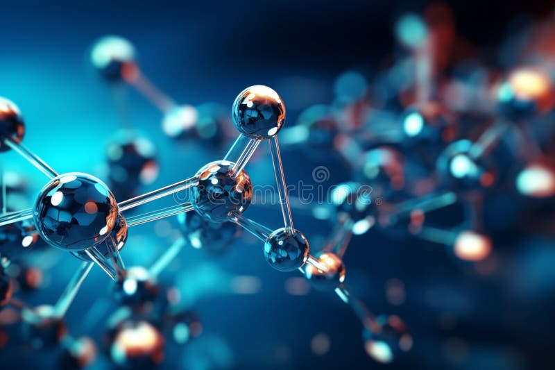 Science Molecular Structure Background with Atom Molecule Medical ...