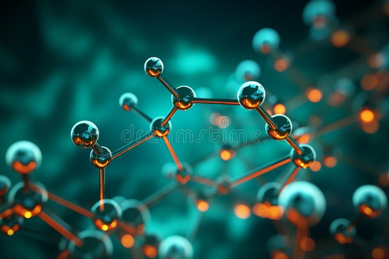 Science Molecular Structure Background with Atom Molecule Medical ...