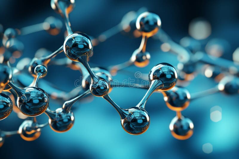 Science Molecular Structure Background with Atom Molecule Medical ...