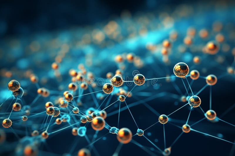 Science Molecular Structure Background with Atom Molecule Medical ...