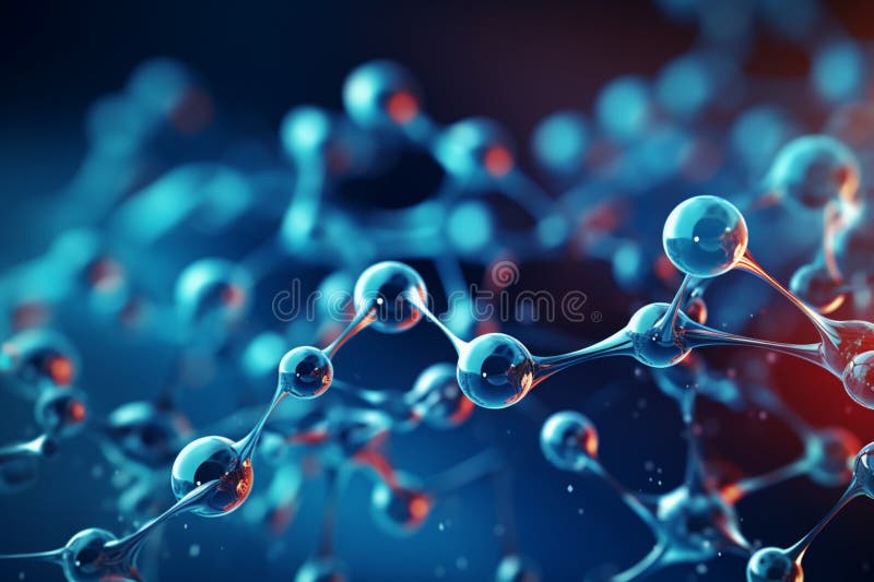 Science Molecular Structure Background with Atom Molecule Medical ...