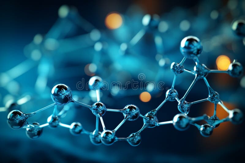 Science Molecular Structure Background with Atom Molecule Medical ...