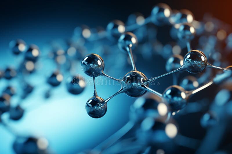 Science Molecular Structure Background with Atom Molecule Medical ...