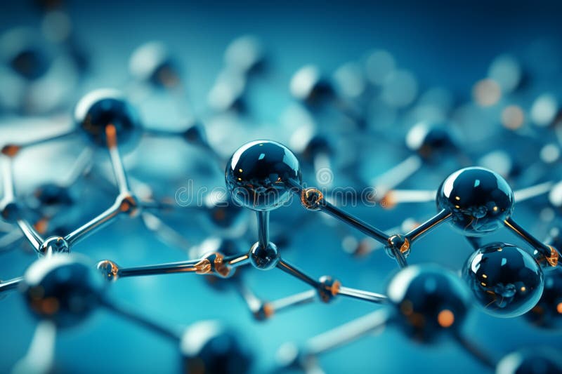 Science Molecular Structure Background with Atom Molecule Medical ...