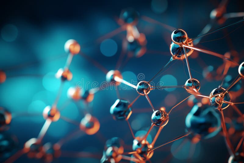 Science Molecular Structure Background with Atom Molecule Medical ...