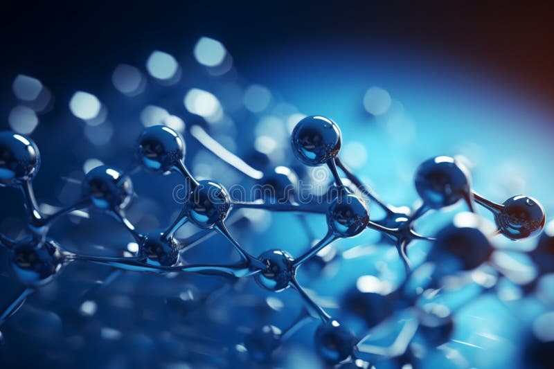 Science Molecular Structure Background with Atom Molecule Medical ...