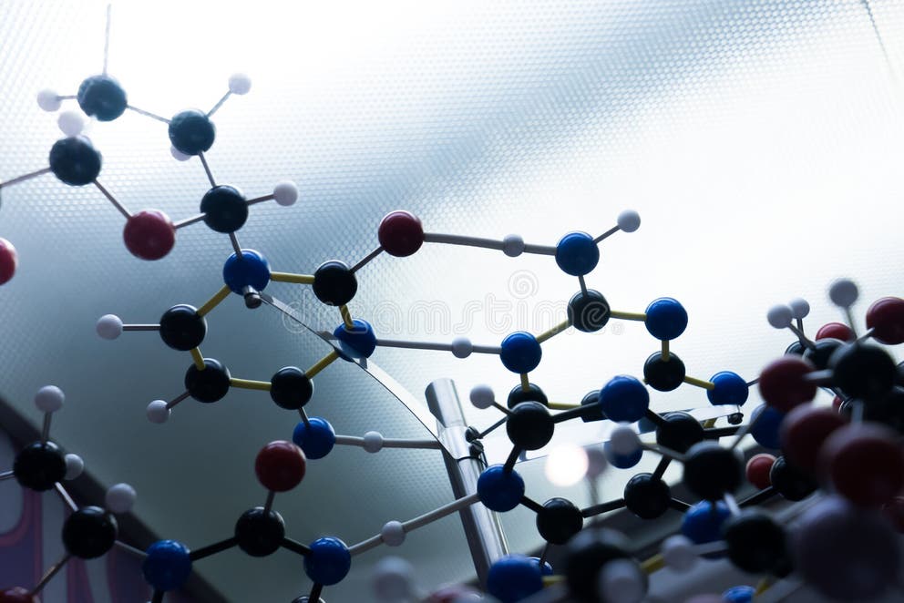 Science Molecule DNA Model Structure, Business Teamwork Concept Stock ...