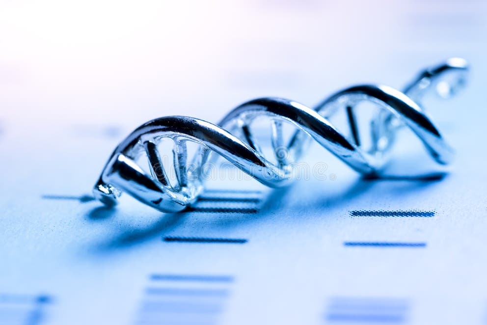 Science Molecule DNA Model Structure, Business Teamwork Concept Stock ...