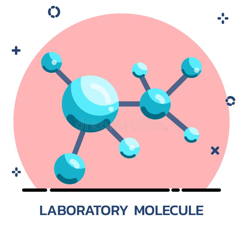 Science molecule. stock vector. Illustration of micro - 43490889