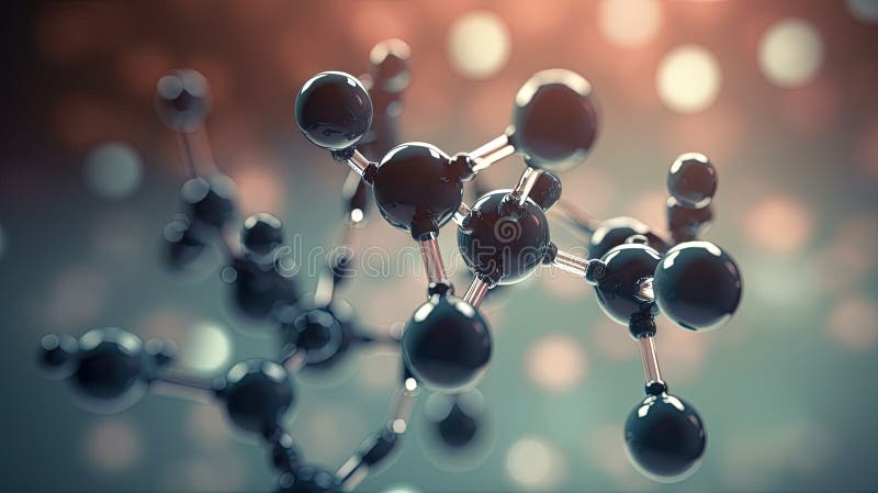Science Molecule, Model Structure Stock Image - Image of technology ...