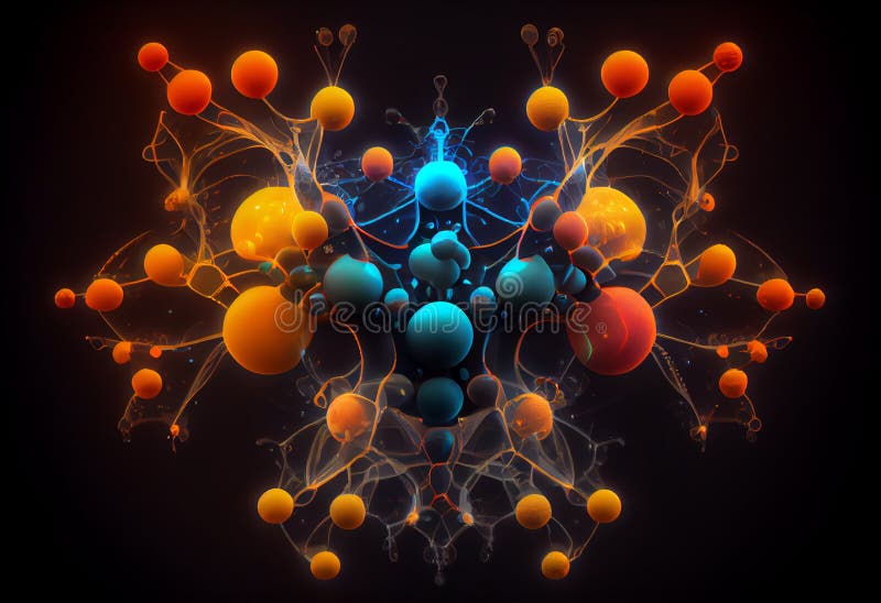 Science Molecule, Model Structure Stock Photo - Image of medicine ...