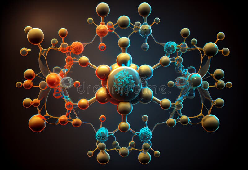 Science Molecule, Model Structure Stock Image - Image of biotechnology ...