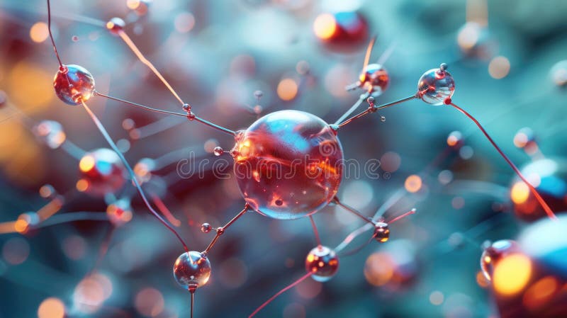 Science Molecule, Molecular DNA Model Structure Stock Illustration ...