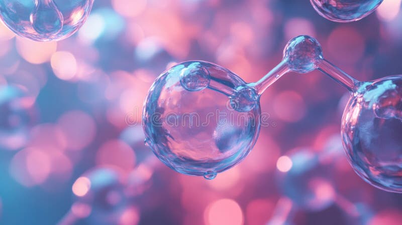 Science Molecules in Bubbles Stock Image - Image of research ...