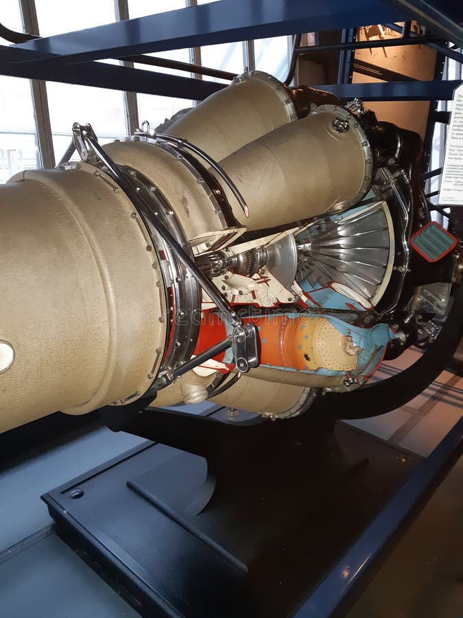 Aircraft engine on display editorial stock image. Image of screenshot ...