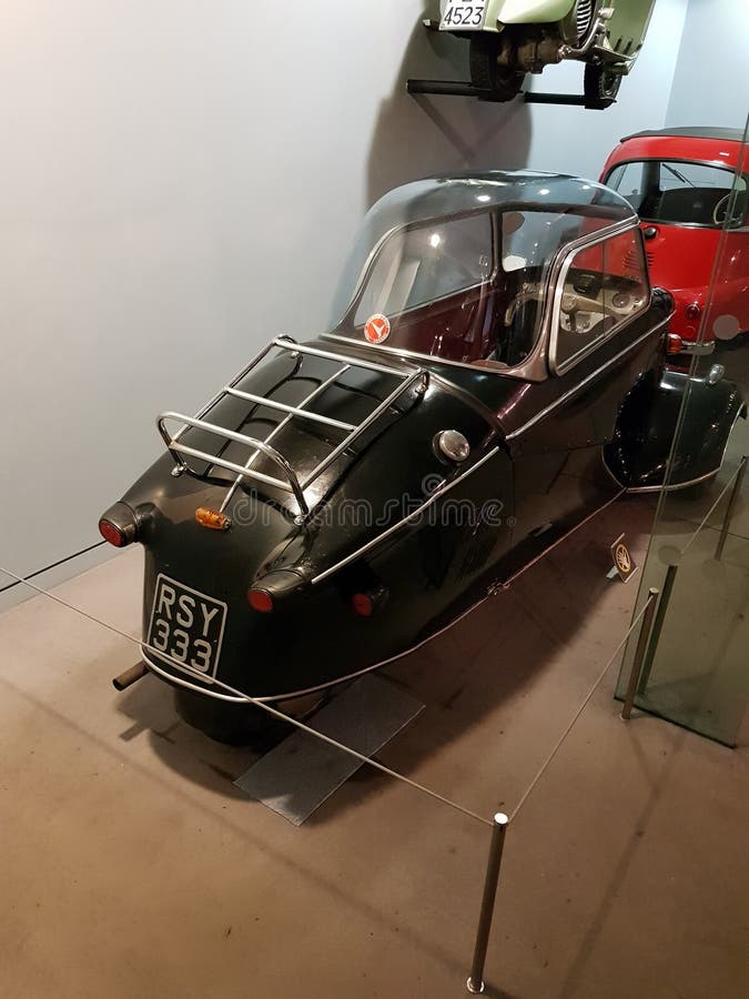 Messerschmidt bubble car editorial photo. Image of museum - 132927776